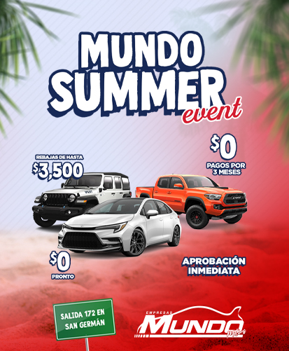 Somos el dealer de autos #1 de San German - Empresas Mundo Motors