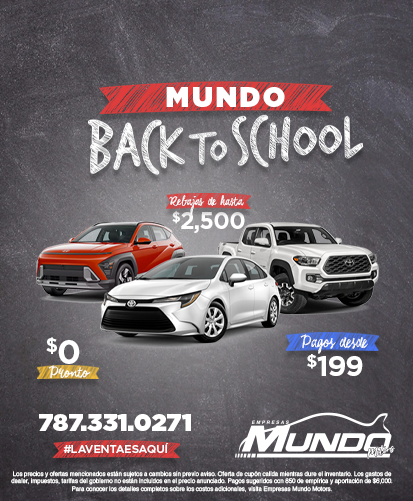 Somos el dealer de autos #1 de San German - Empresas Mundo Motors